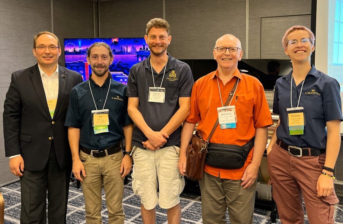 C. Bechstein participates in the exhibit and by offering training classes.