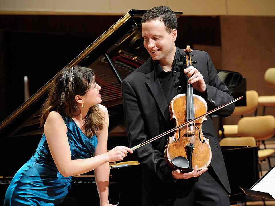 Máté Szücs und Michèle Gurdal beim C. Bechstein Klavierabend